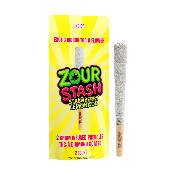 ZOUR STASH THC-A 2G DIAMOND PRE ROLLS (2CT PACK) – Rising Wholesale Inc.